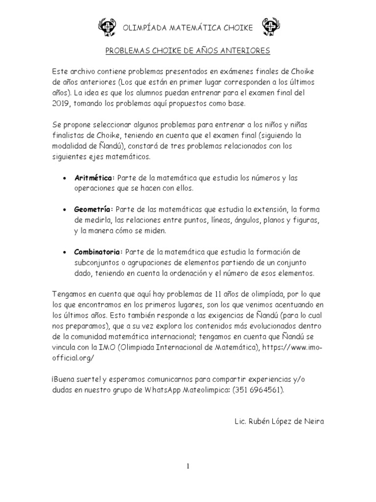 30 Problemas de Examenes Finales Choike | PDF | Triángulo | Matemáticas