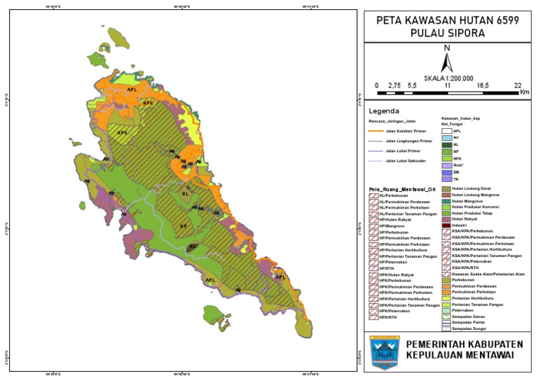 Peta Hutan Pulau Sipora | PDF
