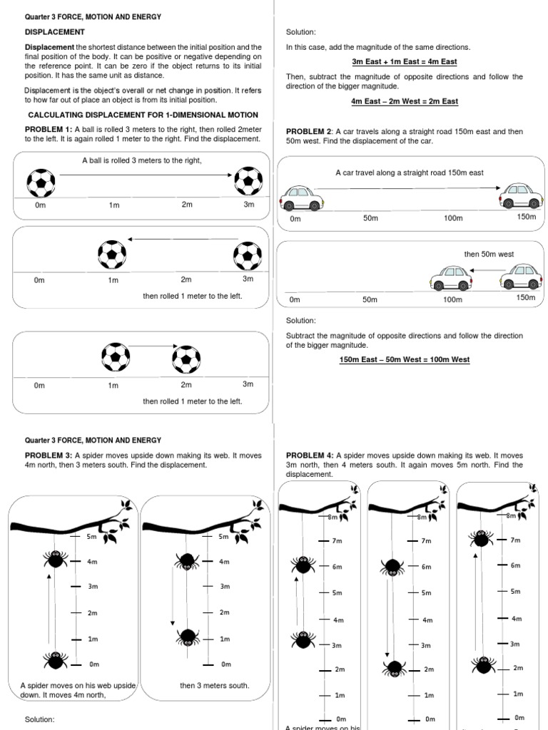 Displacement Speed Velocity | PDF | Speed | Velocity