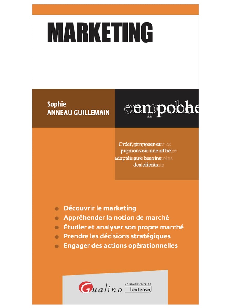 Créer, Proposer Et Promouvoir Une Offre Adaptée Aux Besoins Clients Par ...