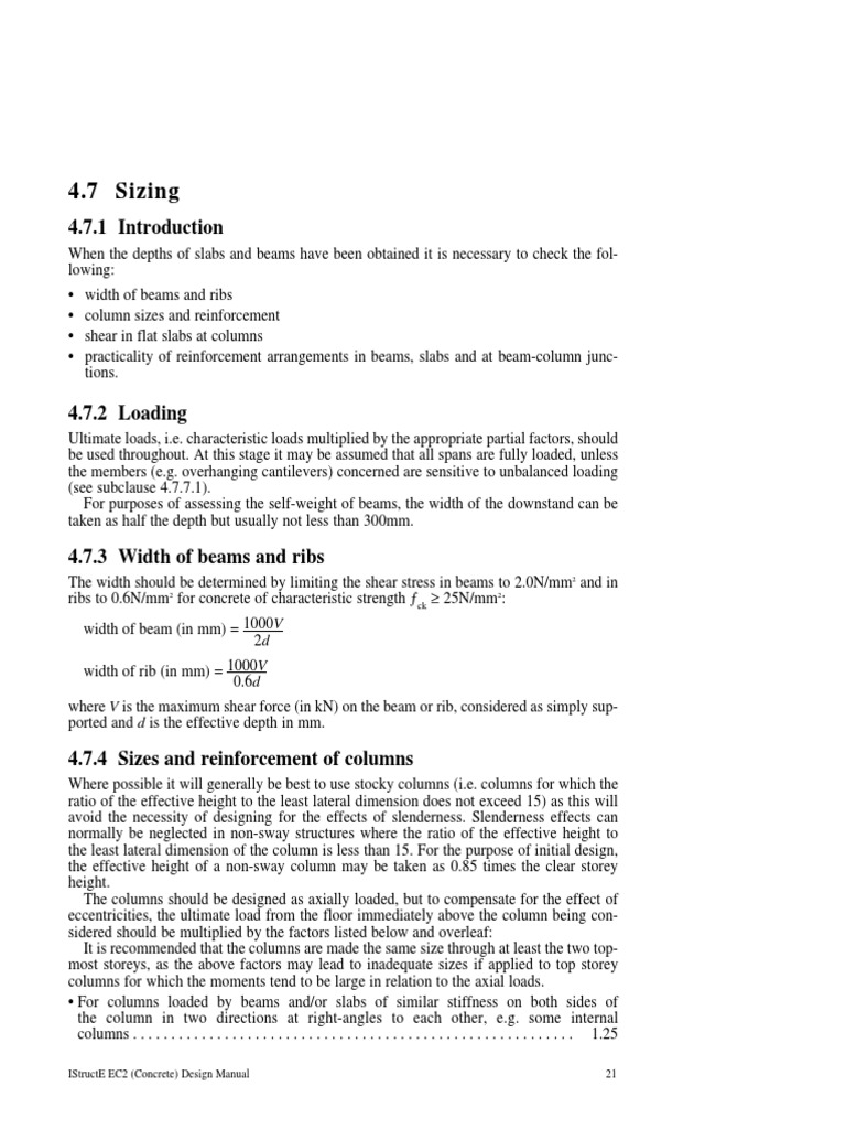 Beam and Column Sizing Guide | PDF | Column | Beam (Structure)