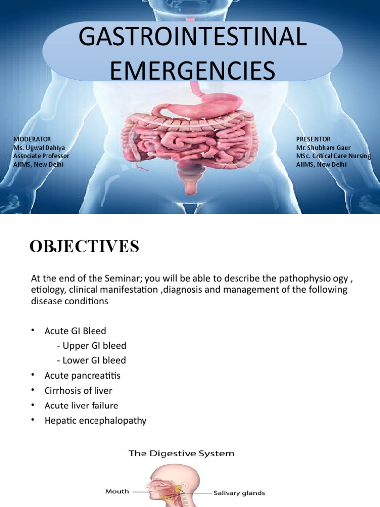 GI Emergencies: Acute Bleeding Management | PDF | Cirrhosis | Hepatitis
