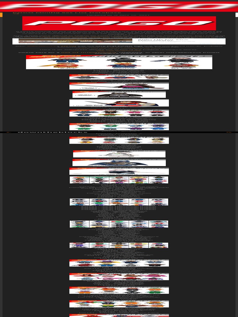 POGO Minifig Set List Database | PDF | Comics | Superhero Fiction