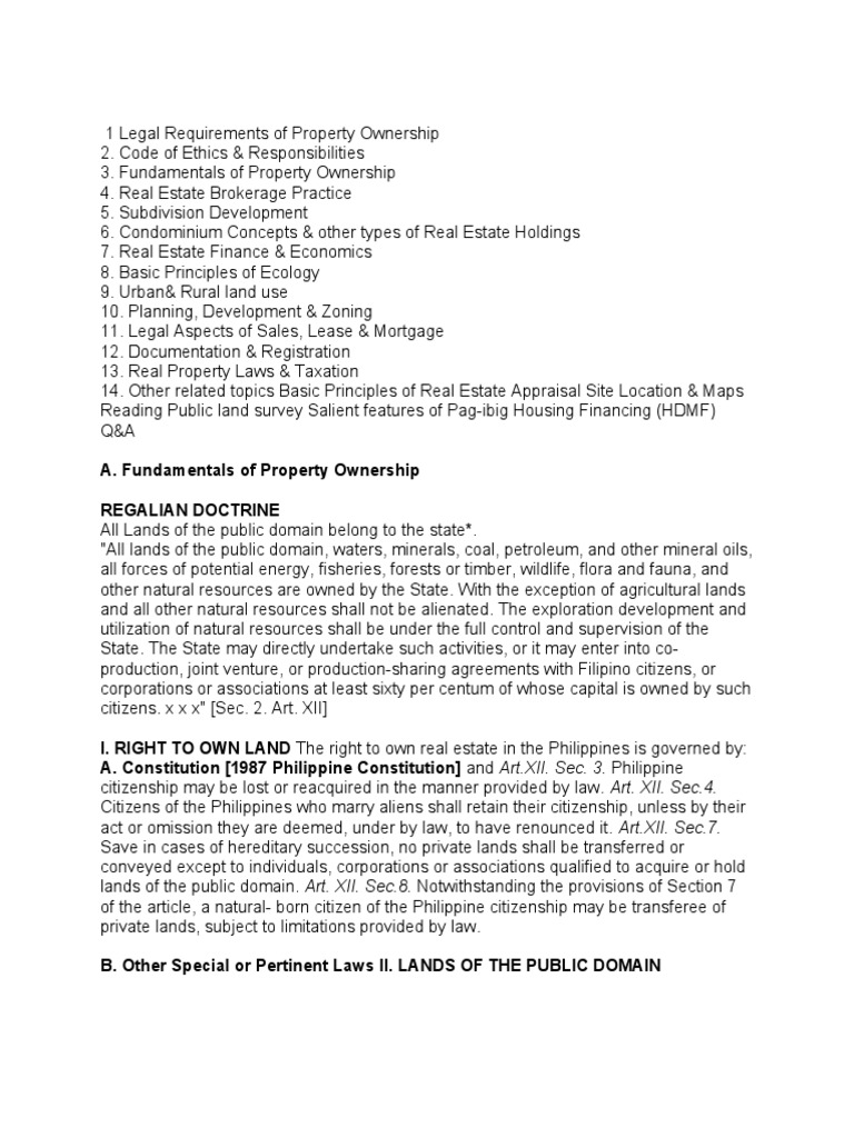 1 REB All Subjects 2 | Download Free PDF | Lease | Citizenship