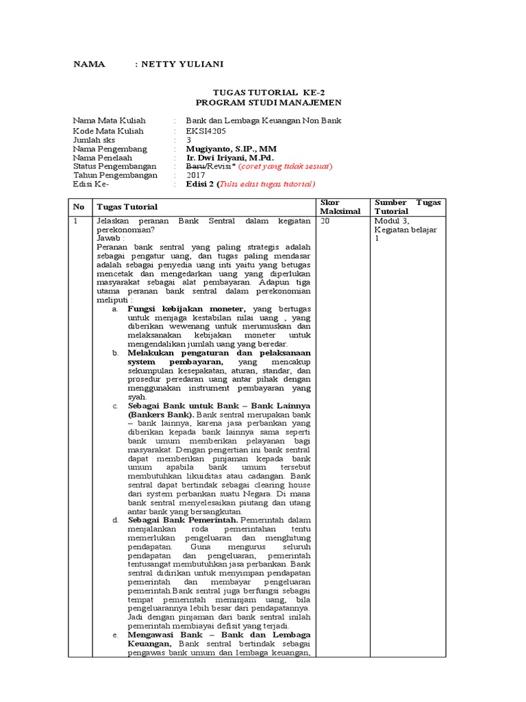 Uraian Tugas 2 Eksi4205 | PDF