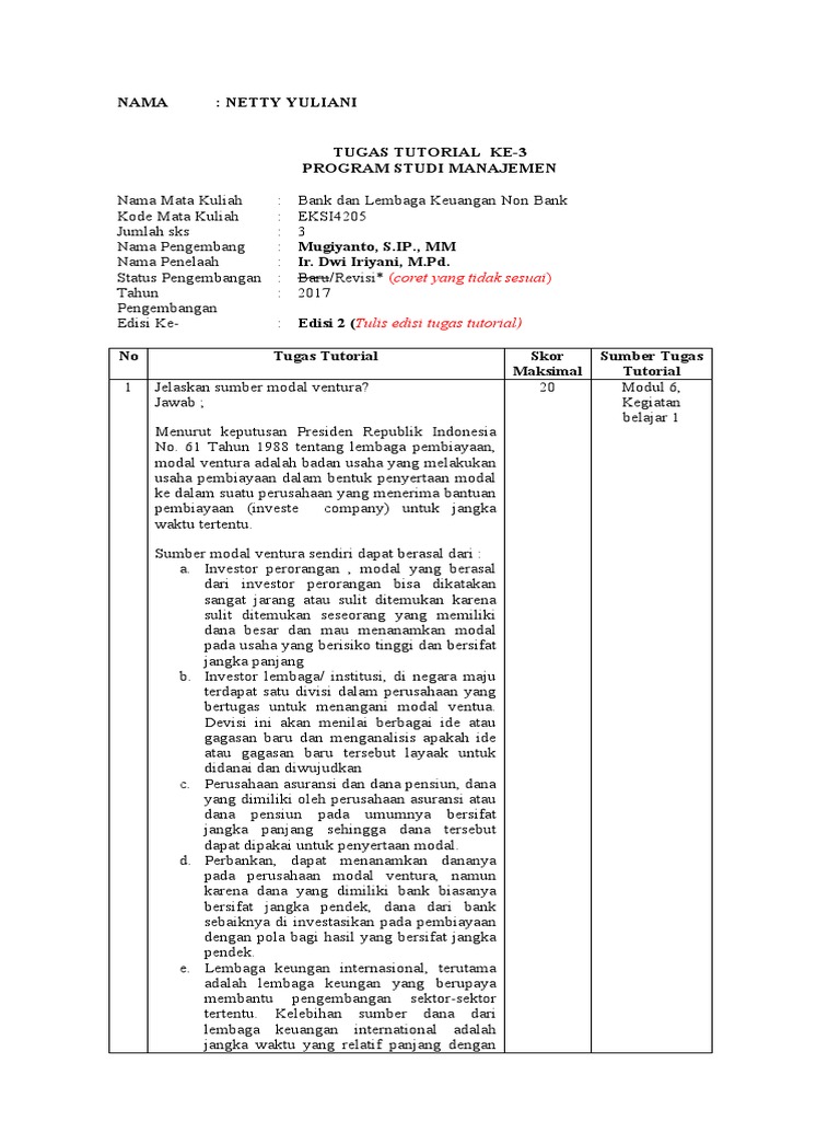 Uraian Tugas 3 Eksi4205 | PDF