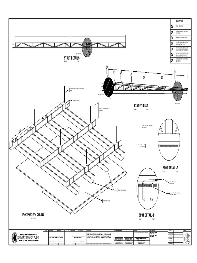 Strut Details: S4 Commission On Audit | PDF | Truss | Architectural ...