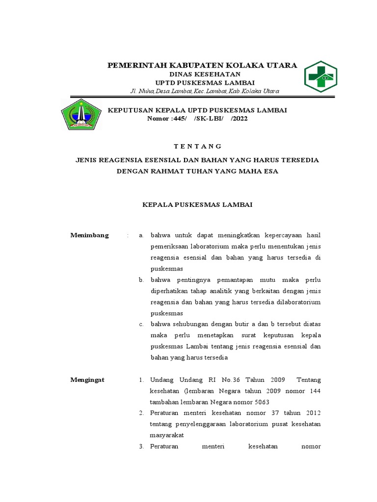 3.9 1 SK Jenis Reagensia Essensial | PDF