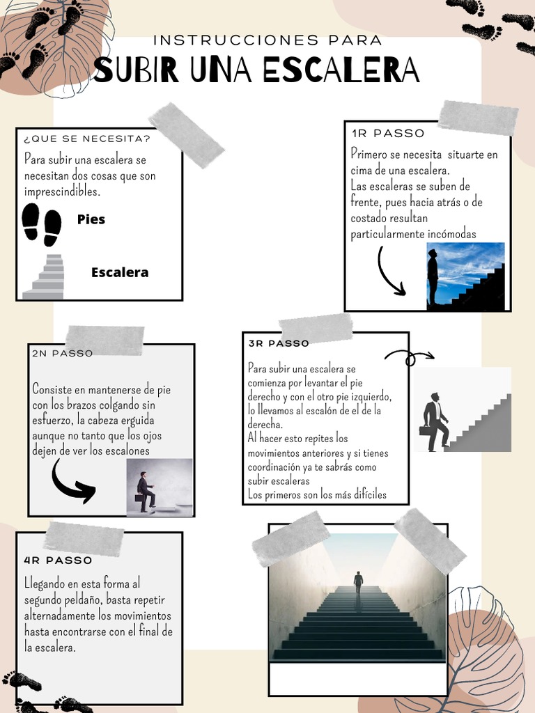 Como Subir Una Escalera | PDF