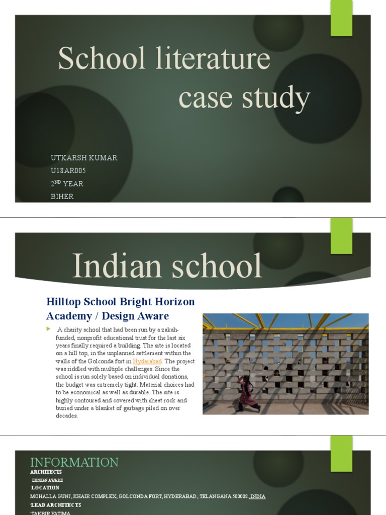 A Case Study of the Hilltop School Bright Horizon Academy: A Charity ...