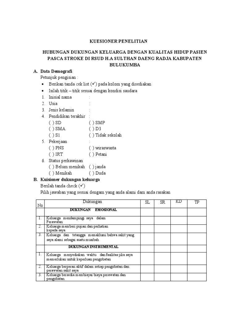 Kuisoner | PDF | Pengembangan Diri