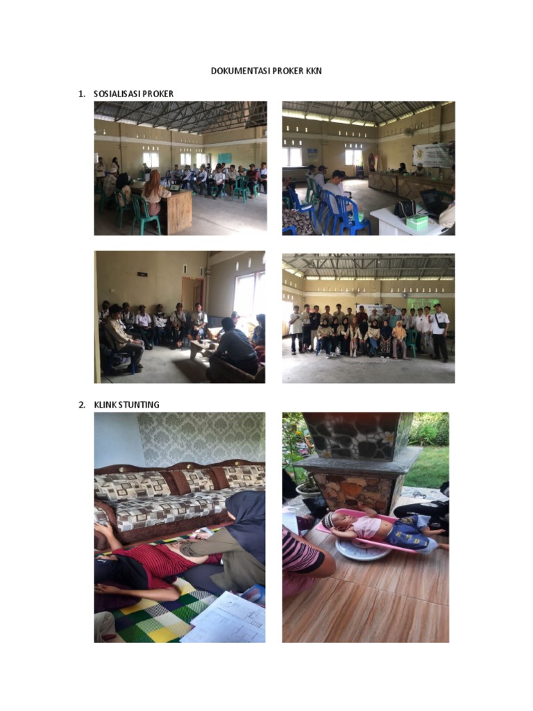 Dokumentasi Proker KKN | PDF