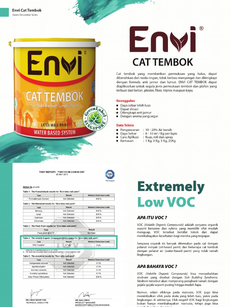 Envi Cat Tembok | PDF