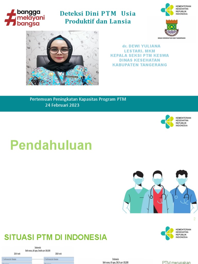 Deteksi Dini PTM & Lansia 24 Feb 2023 | PDF