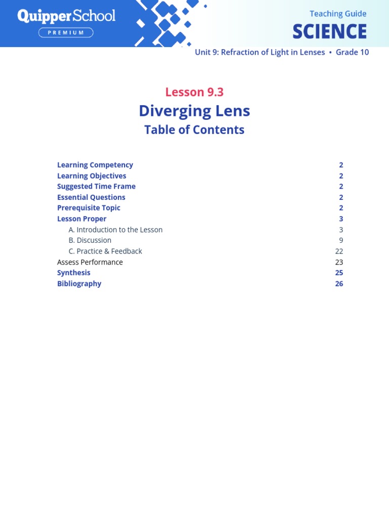 Understanding Diverging Lenses | PDF | Electromagnetism | Materials Science