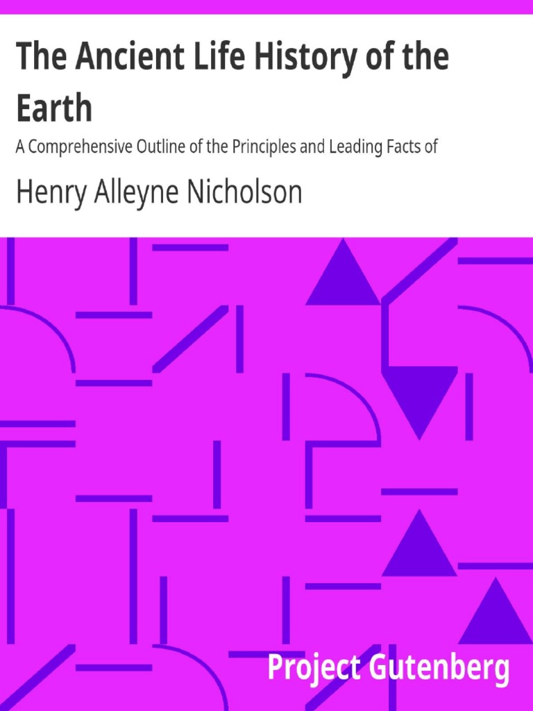 The Ancient Life History of The Earth | PDF | Rock (Geology) | Paleontology