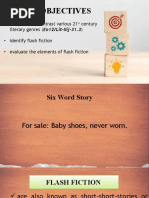 Six-Word Flash Fiction: Definition & Examples | PDF