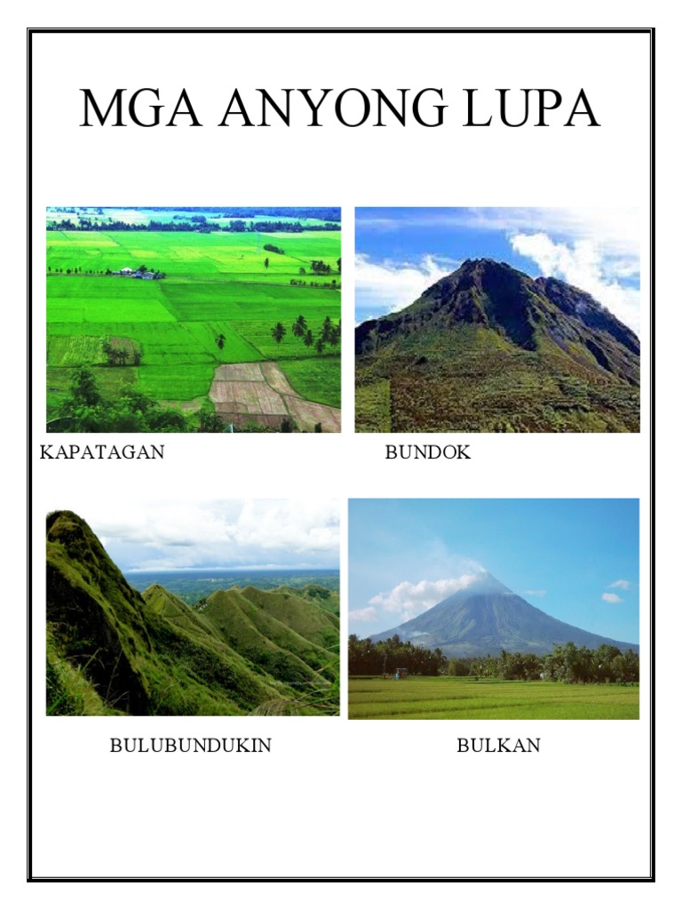 Mga Anyong Lupa | PDF
