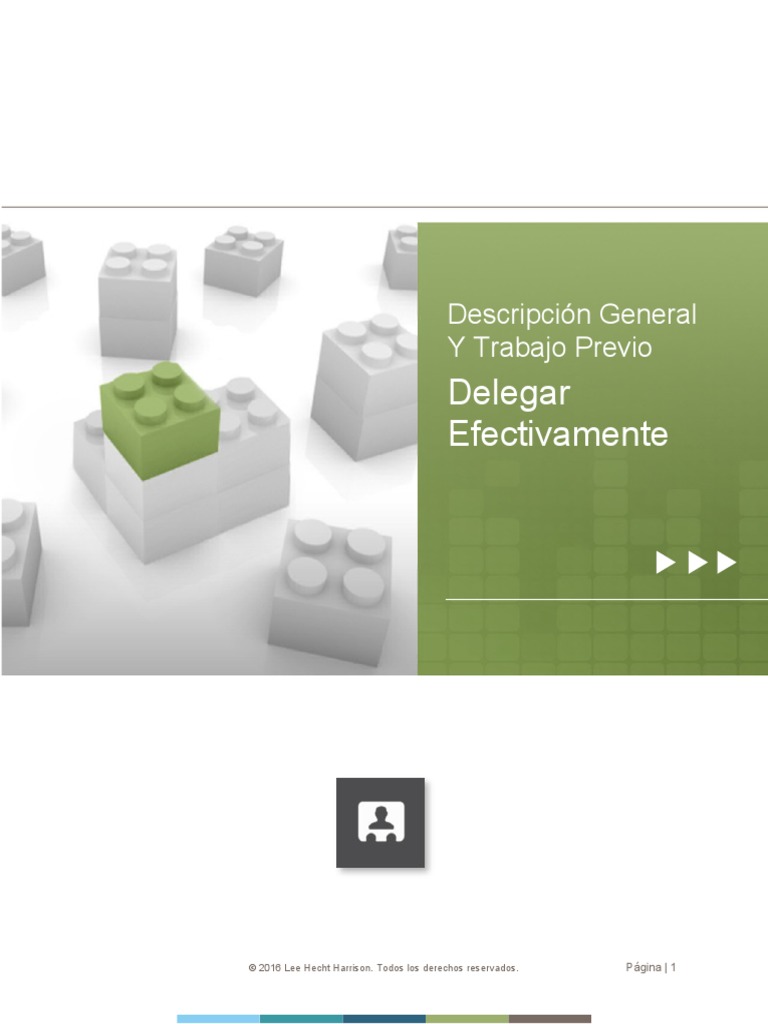 06 - Guía Delegar Efectivamente RU | PDF