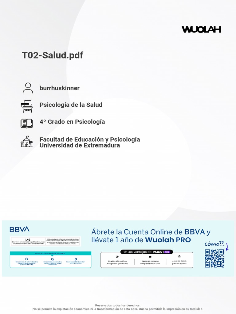 Wuolah Free T02 1 Salud | PDF | Despachador de drogas | La dependencia de sustancias