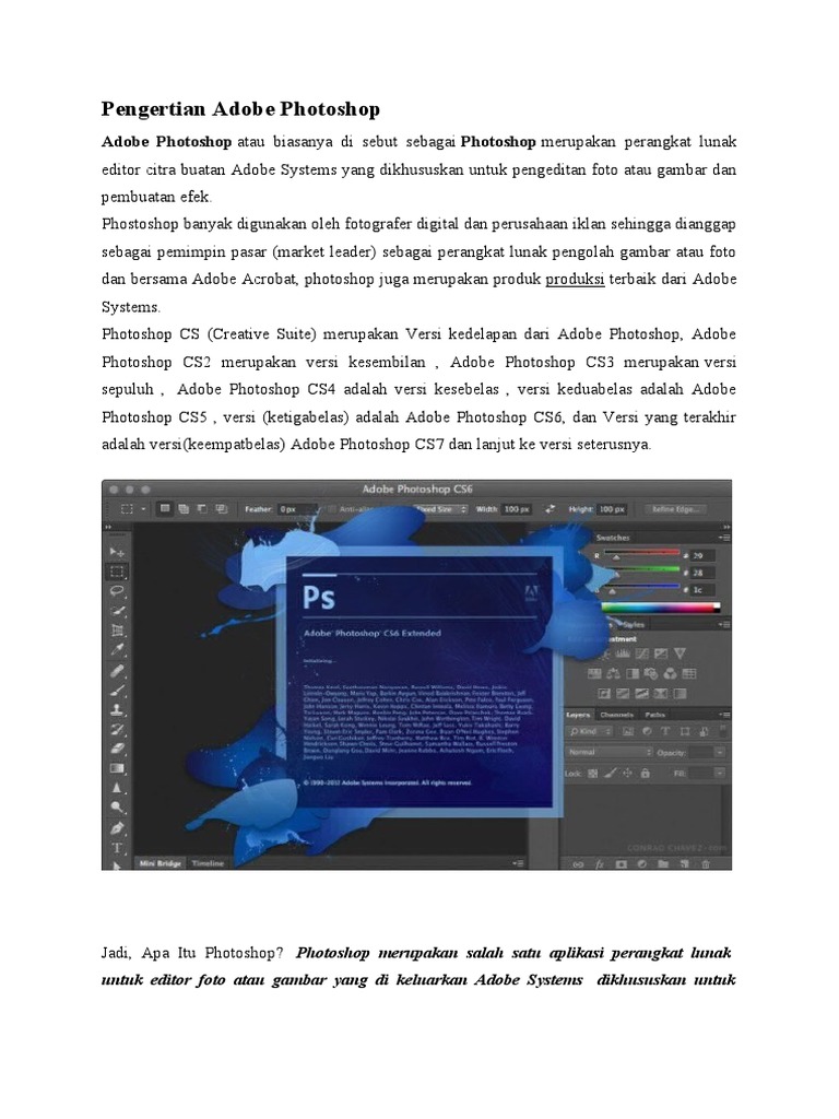 Pengertian Adobe Photoshop | PDF