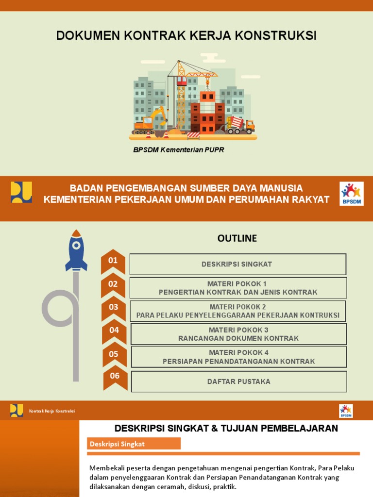 Persiapan Tanda Tangan Kontrak Konstruksi | PDF