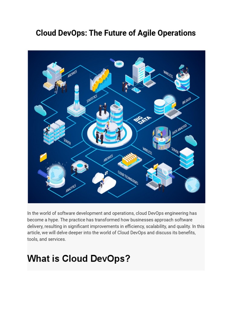 Cloud DevOps - The Future of Agile Operations | PDF | Cloud Computing | Automation