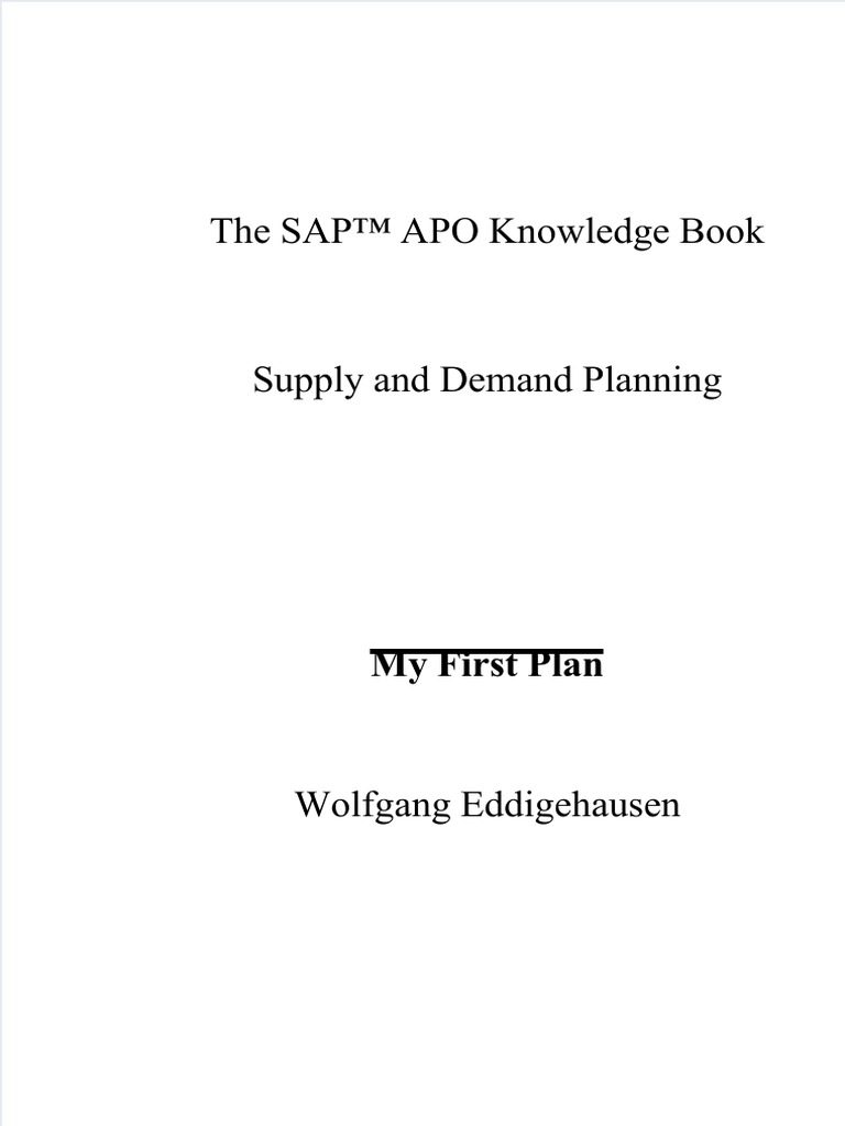 Dokumen - Tips - The Sap Apo Knowledge Book Supply and Demand Planning ...