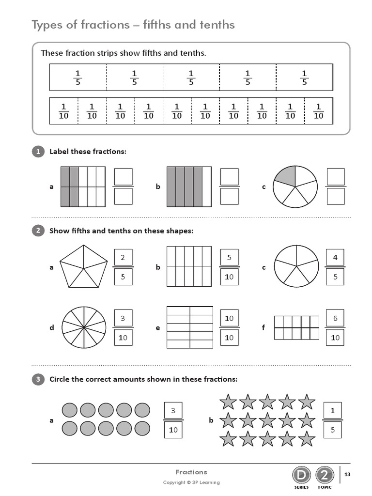 Types of Fractions Math | PDF | Decimal | Mathematics