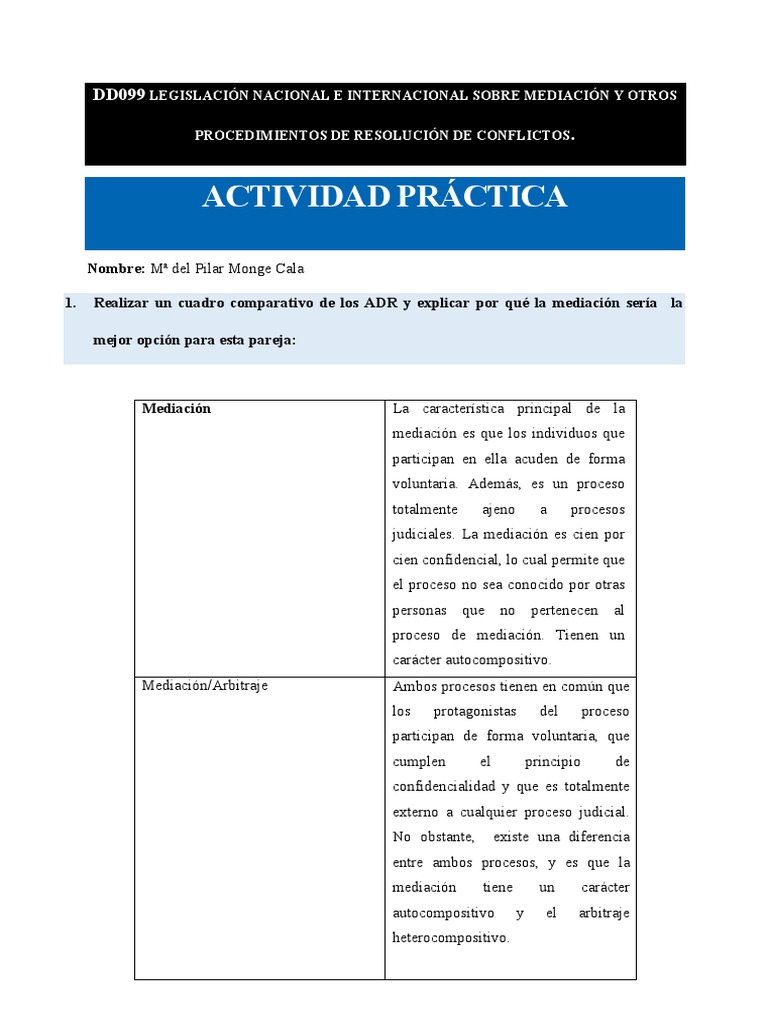 Actividad Terminada | PDF | Mediación Actividad Terminada | PDF | Mediación