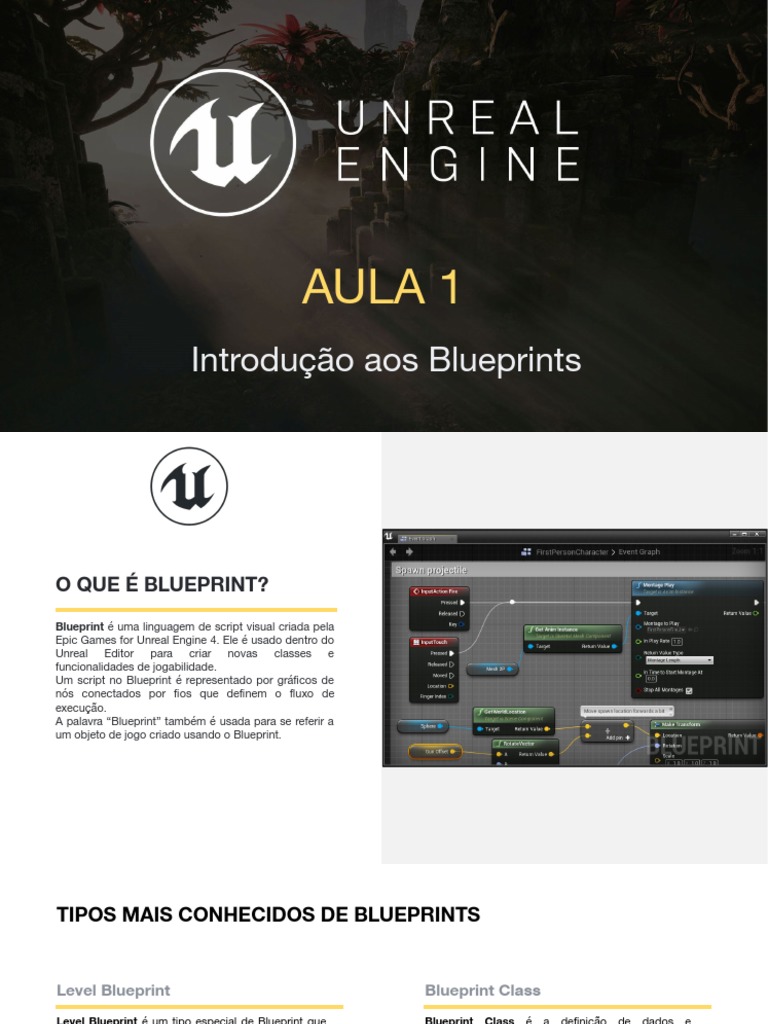 Aula de Unreal Engine - Introdução Aos Blueprints | PDF | Gestão de ... Aula de Unreal Engine - Introdução Aos Blueprints | PDF | Gestão de ...