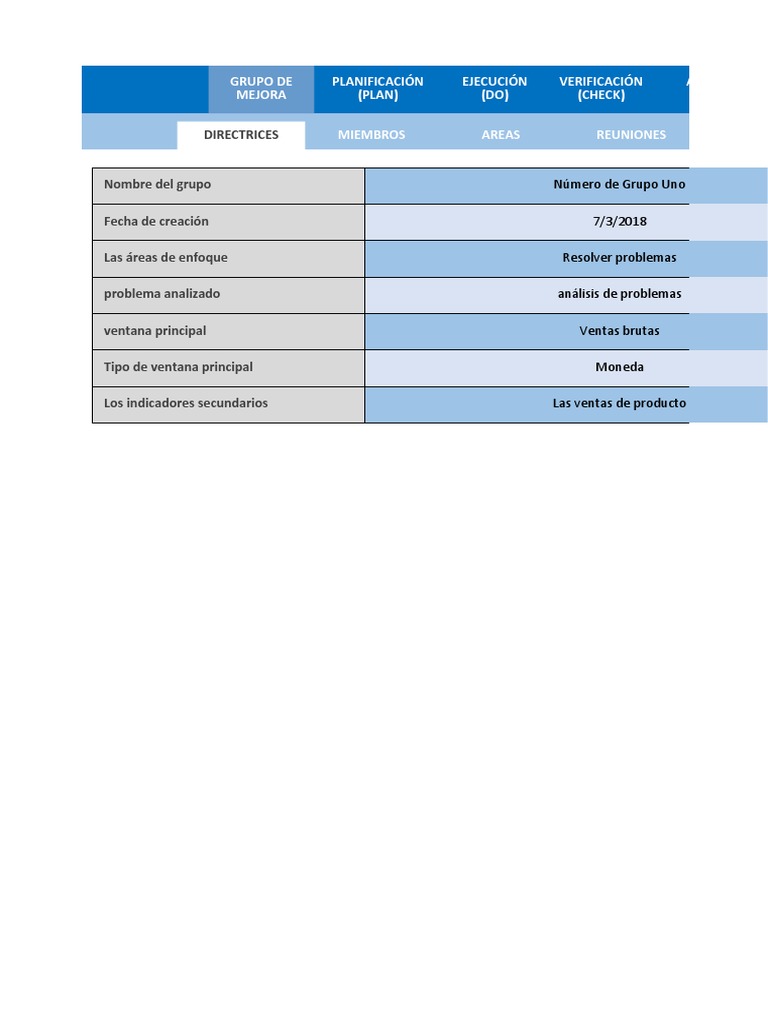 Dashboard Pdca (Macro) . | PDF