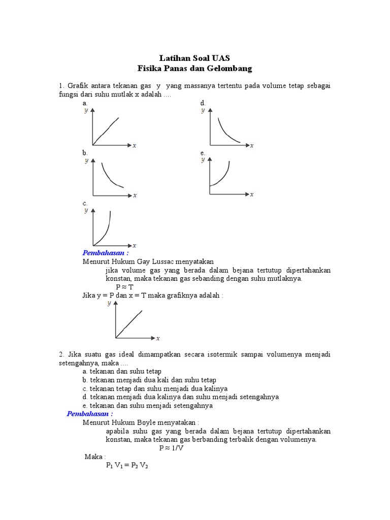 Adoc - Pub - Latihan Soal Uas Fisika Panas Dan Gelombang | PDF Adoc - Pub - Latihan Soal Uas Fisika Panas Dan Gelombang | PDF