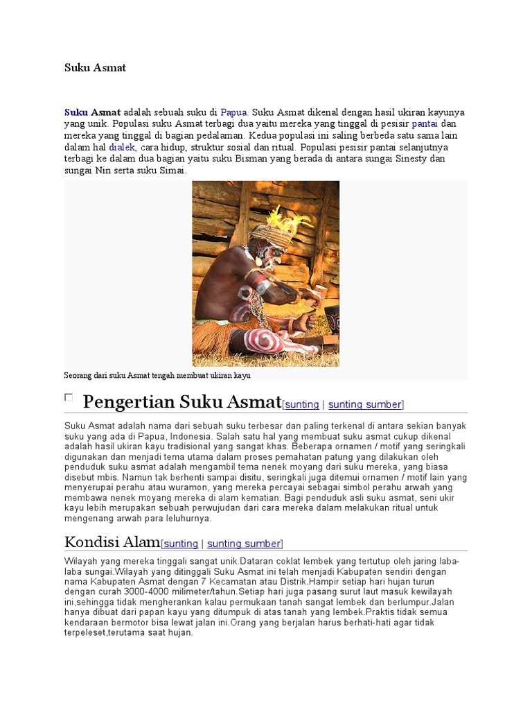 Suku Asmat | PDF