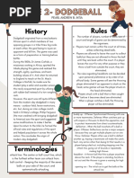 The History of Dodgeball | PDF | Games Of Physical Skill | Ball Games