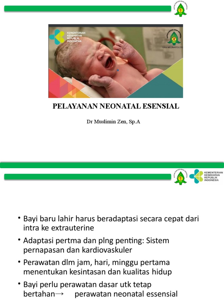 PERAWATAN NEONATAL ESENSIAL | PDF