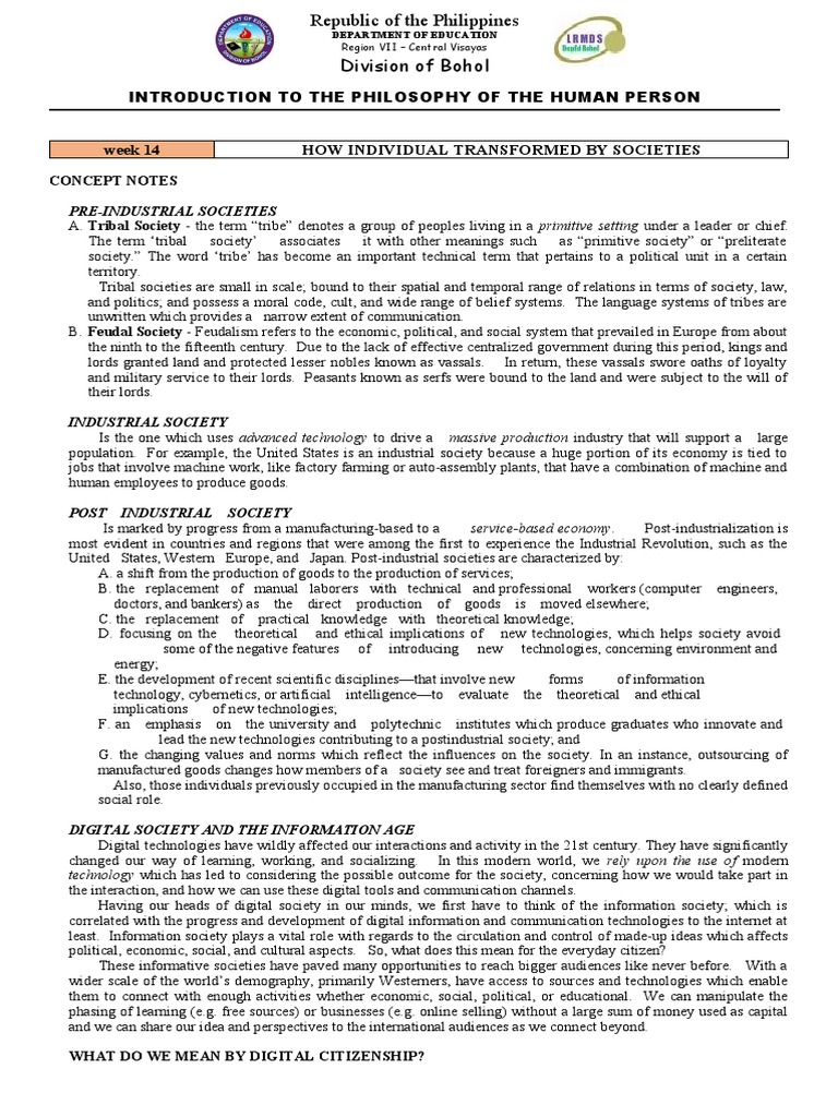 Week 14 Handout | PDF | System | Citizenship