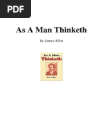 As A Man Thinketh | PDF | Project Gutenberg | Thought