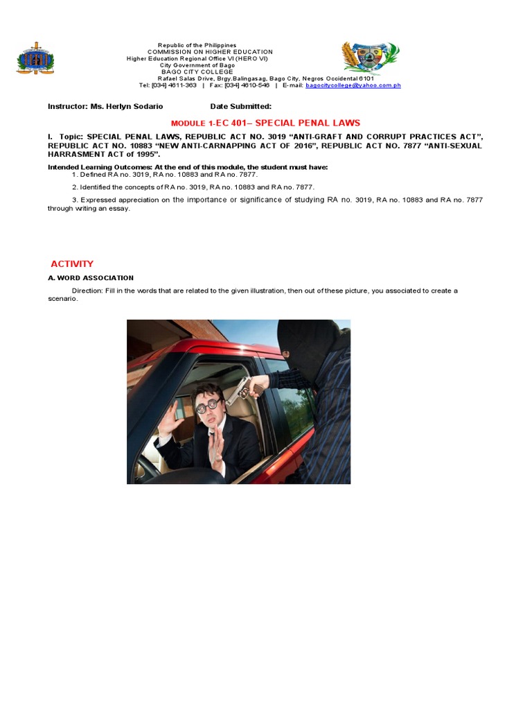 Module Ec401 | PDF | Sexual Harassment | Political Corruption