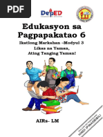 EsP6 - Q2 - Mod3 - Pagiging Matapat | PDF
