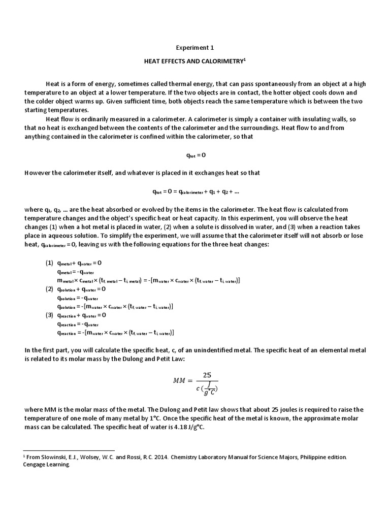 Heat Effects and Air Quality Experiments | PDF | Materials | Chemistry