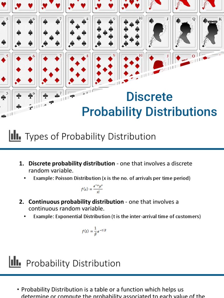Discrete Probability Distributions | PDF | Probability Distribution ...