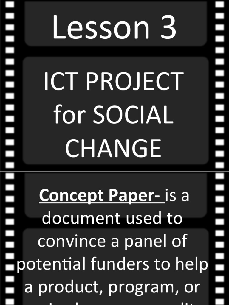 Creating an ICT Project Concept Paper | PDF | Educational Technology ...