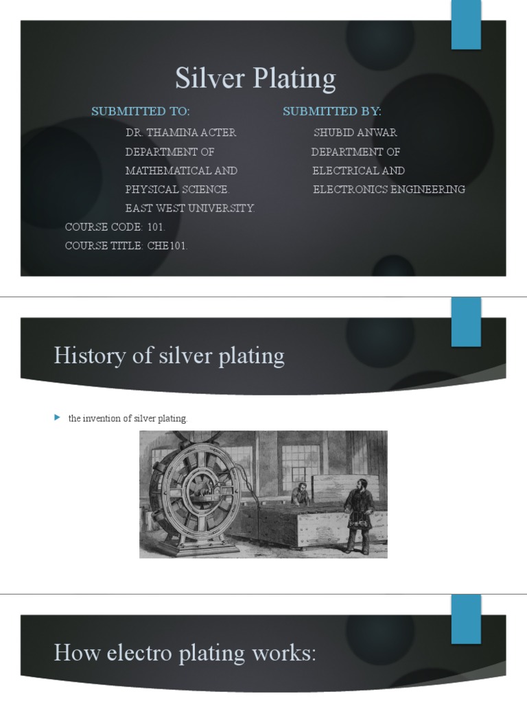 Silver Plating | PDF
