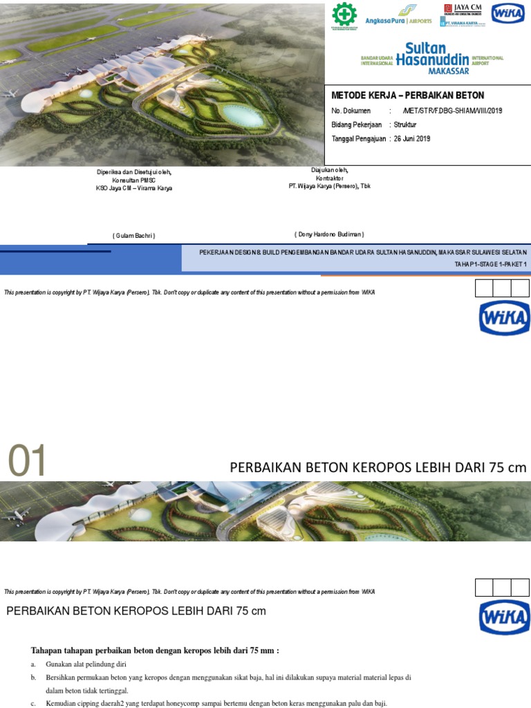 007 - Metode Perbaikan Beton Keropos | PDF