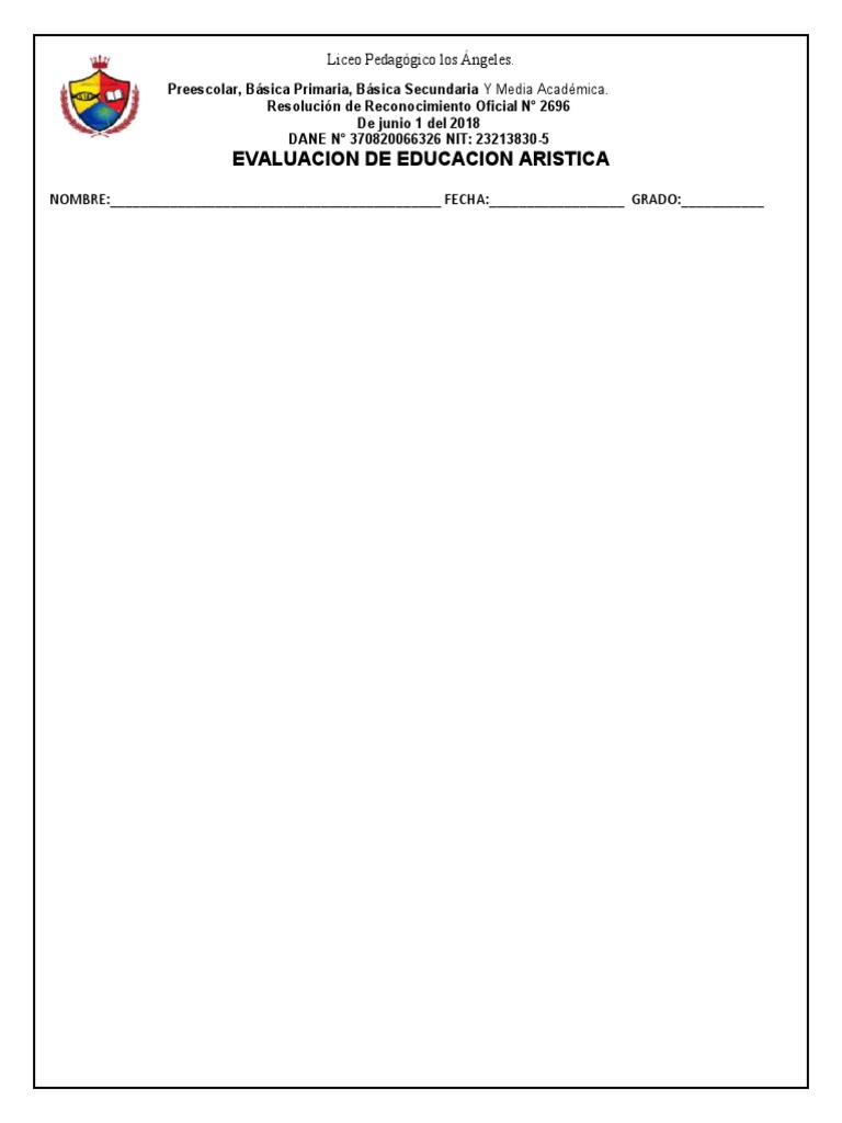 Formato para Examenes | PDF