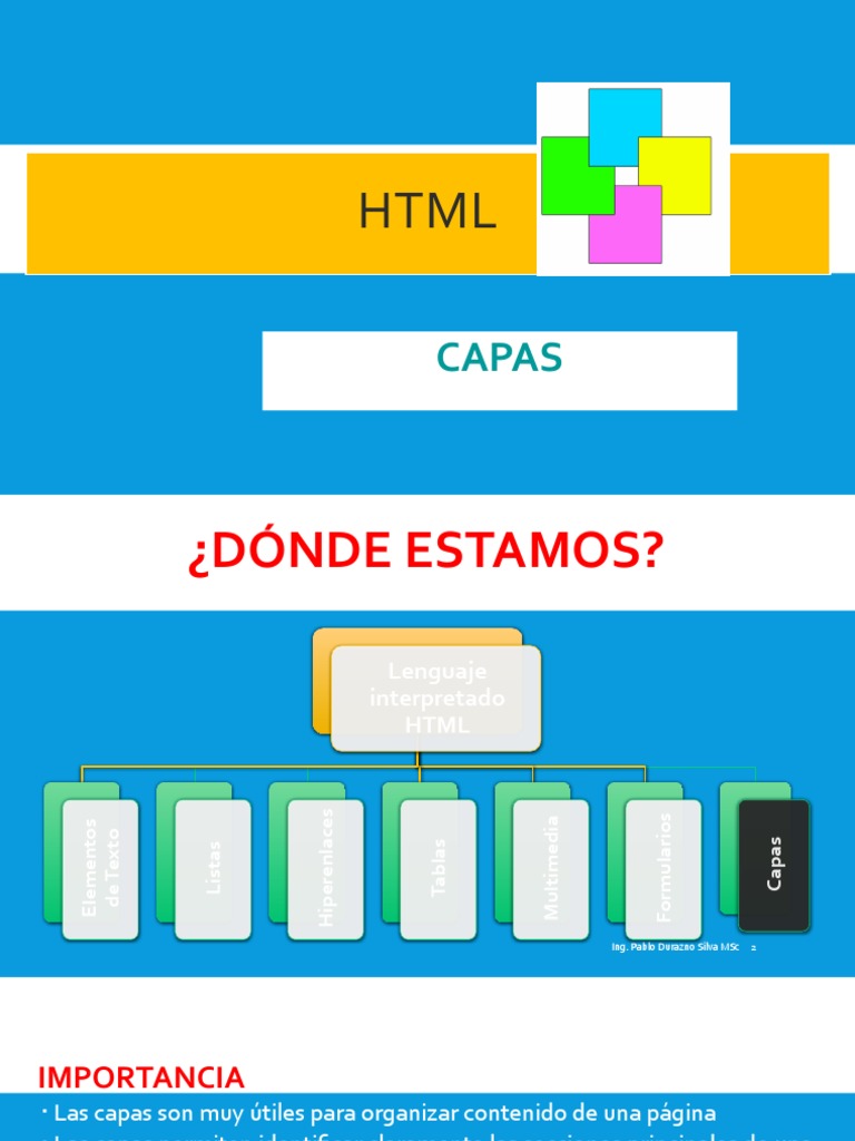 HTML 7 - Capas | PDF | HTML | Página web