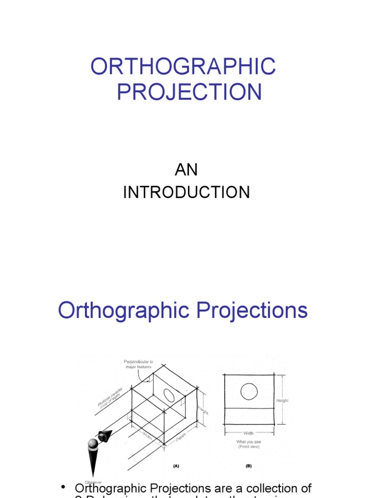 Orthographic Projection | PDF | Geometry | Mathematics