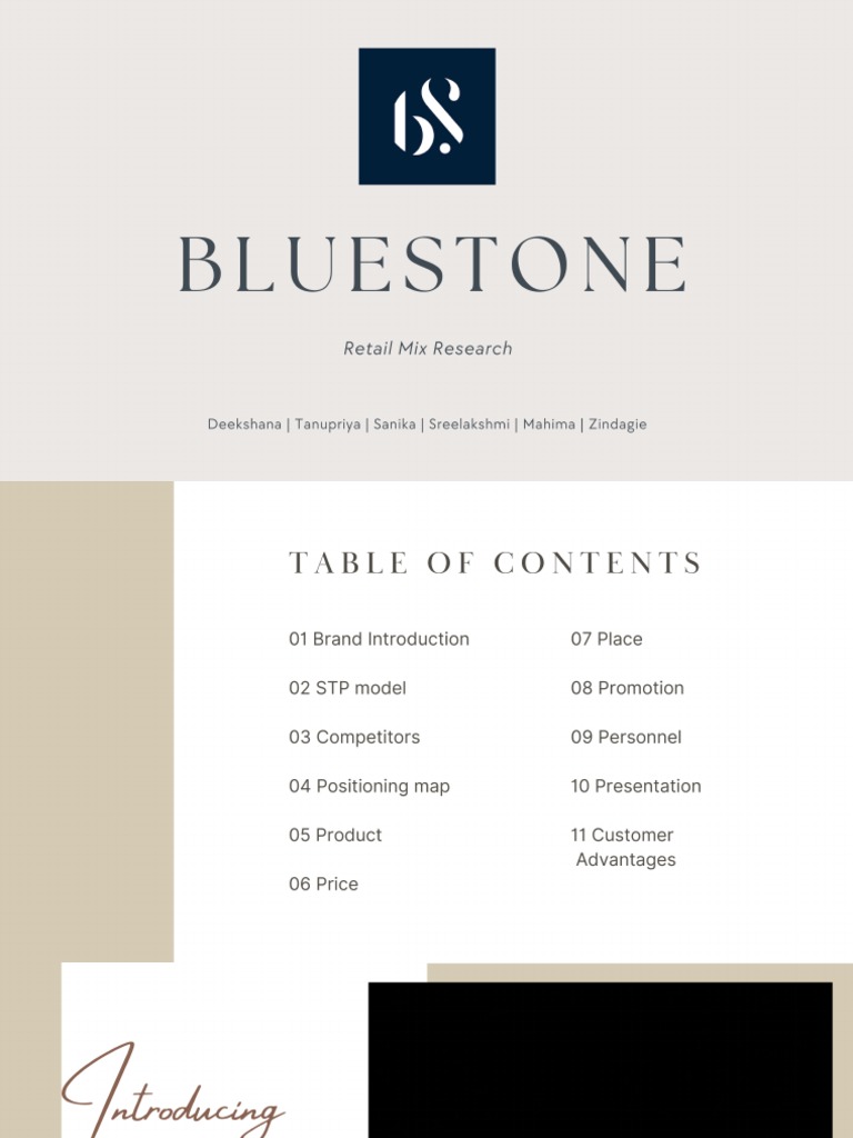 Bluestone | PDF