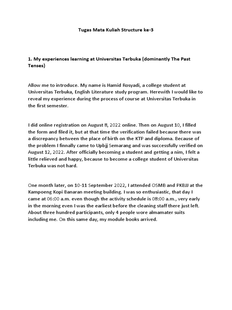 Tugas Sesi 3 Structure | PDF | Cognitive Science | Behavior Modification